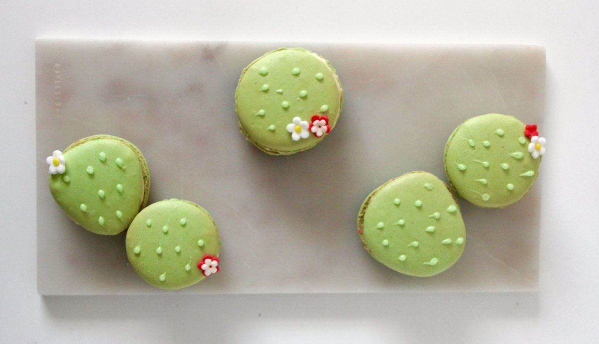 Cactus Macarons