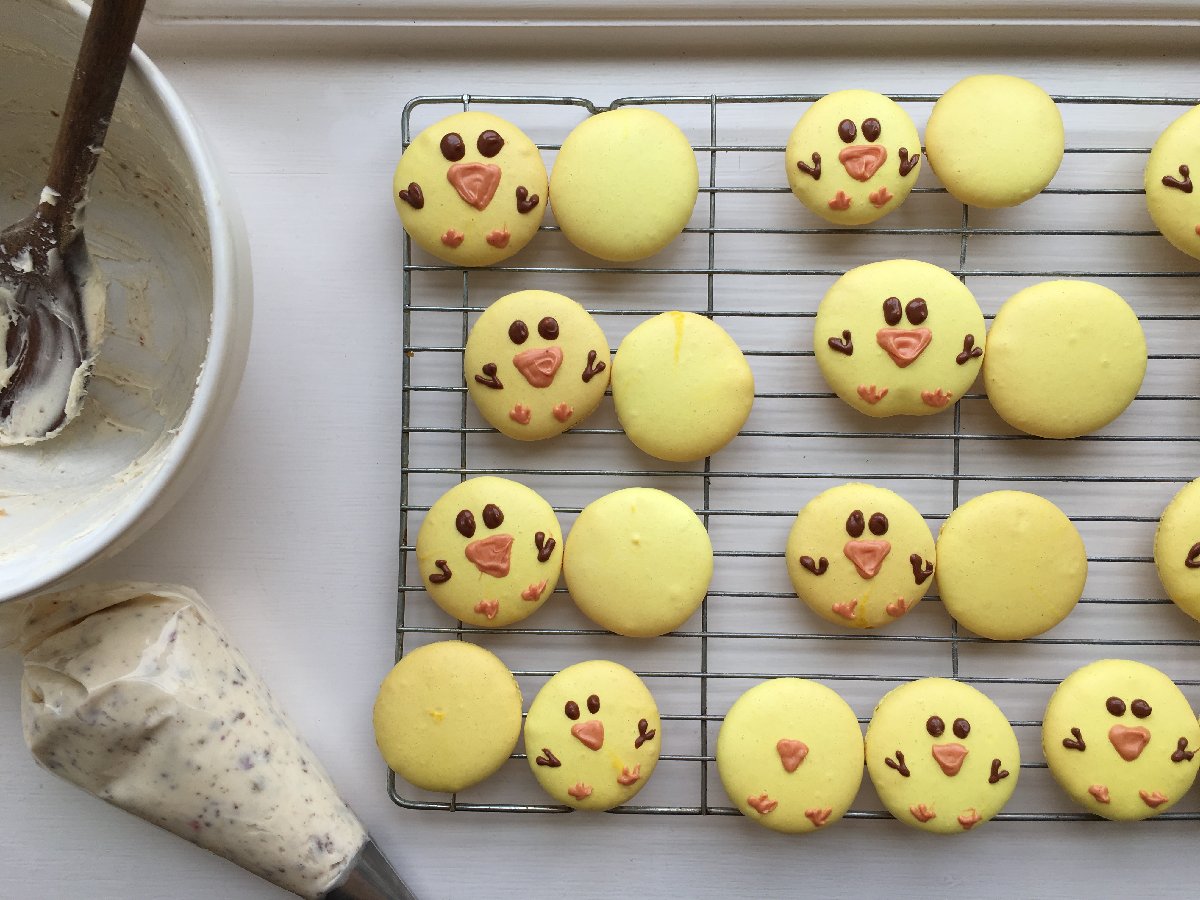 Mini Egg Macaron Chicks