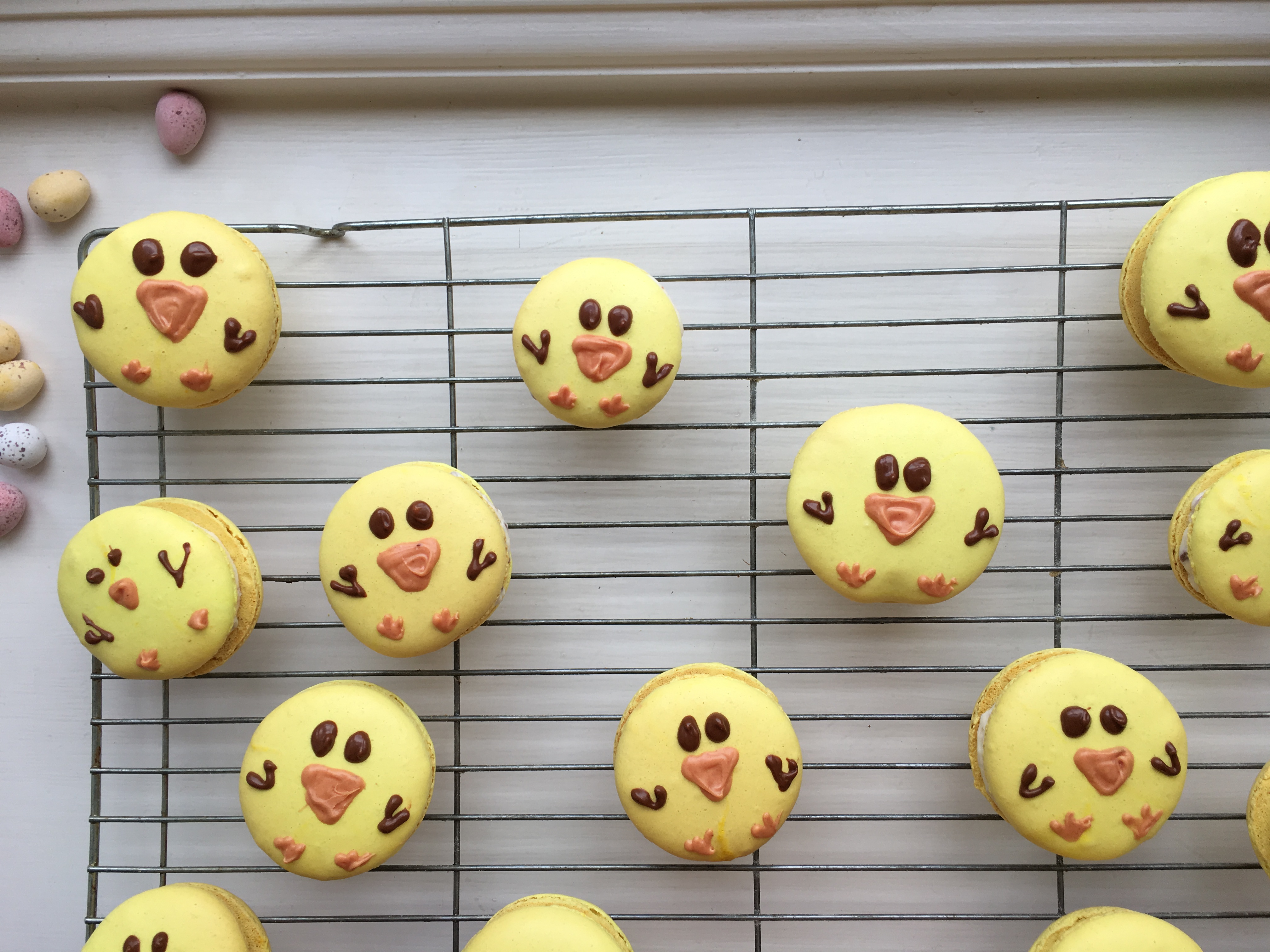 Mini Egg Macaron Chicks